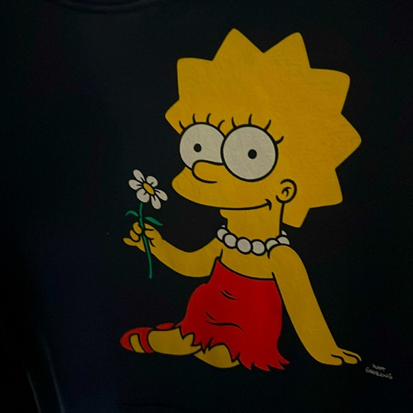 Simpsons | Shirts & Tops | Lisa Simpson Hoodie | Poshmark